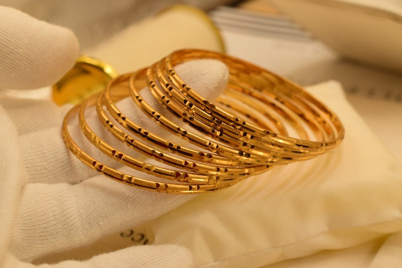Buy Bangles Design Gold Online in Pakistan | Bangles | Meerzah
