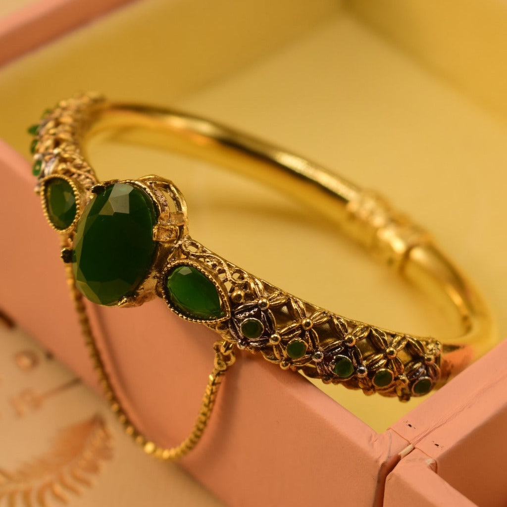 Elegant Design Gold Plated Bangles for Girls/Women | Meerzah
