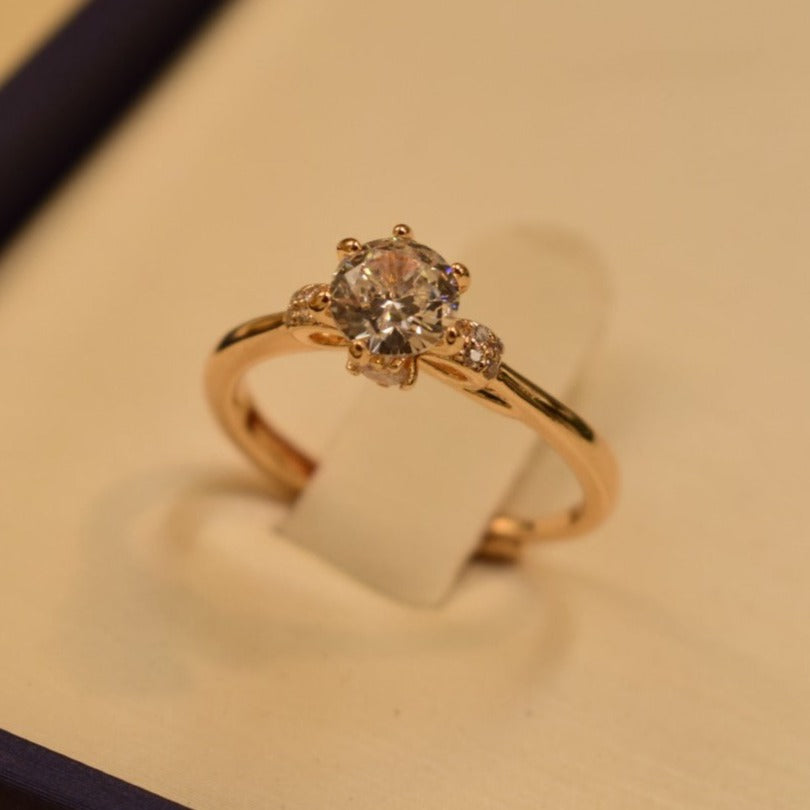 Unique Design Golden/Silver Stone Ring for Girls/Women | Meerzah